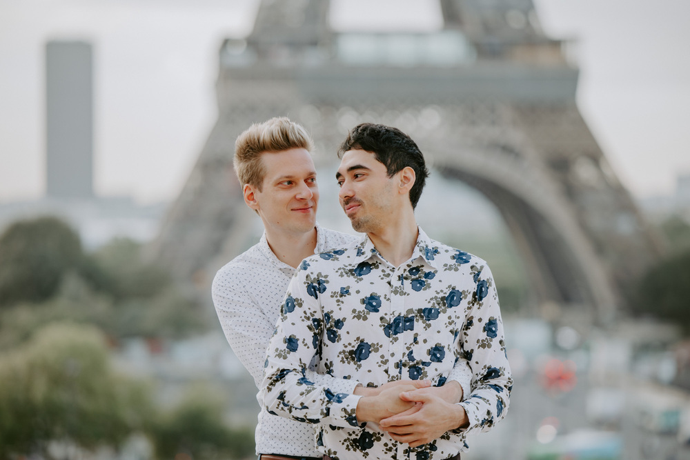 Mark & Kasey elopement photoshoot in Paris