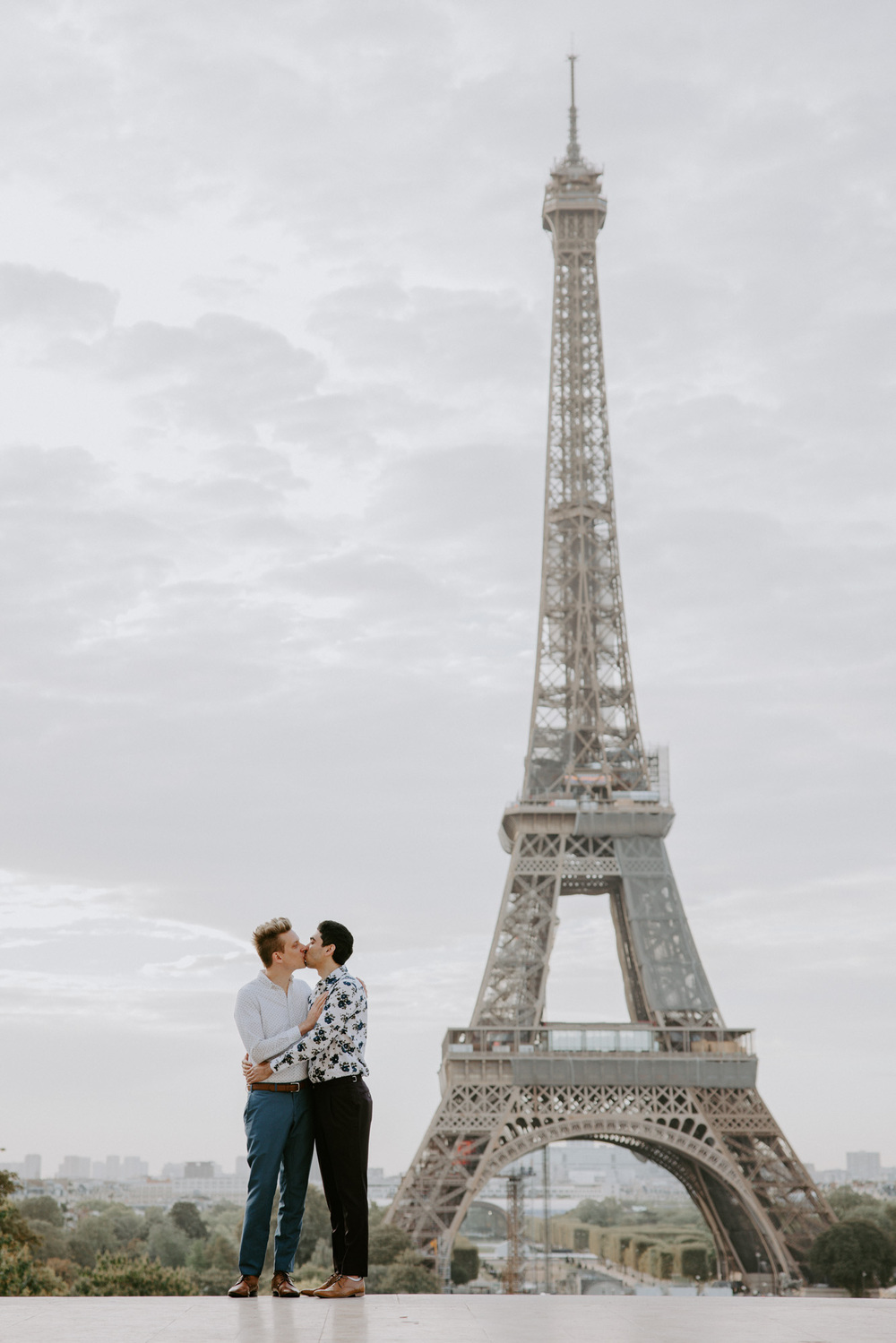Mark & Kasey elopement photoshoot in Paris