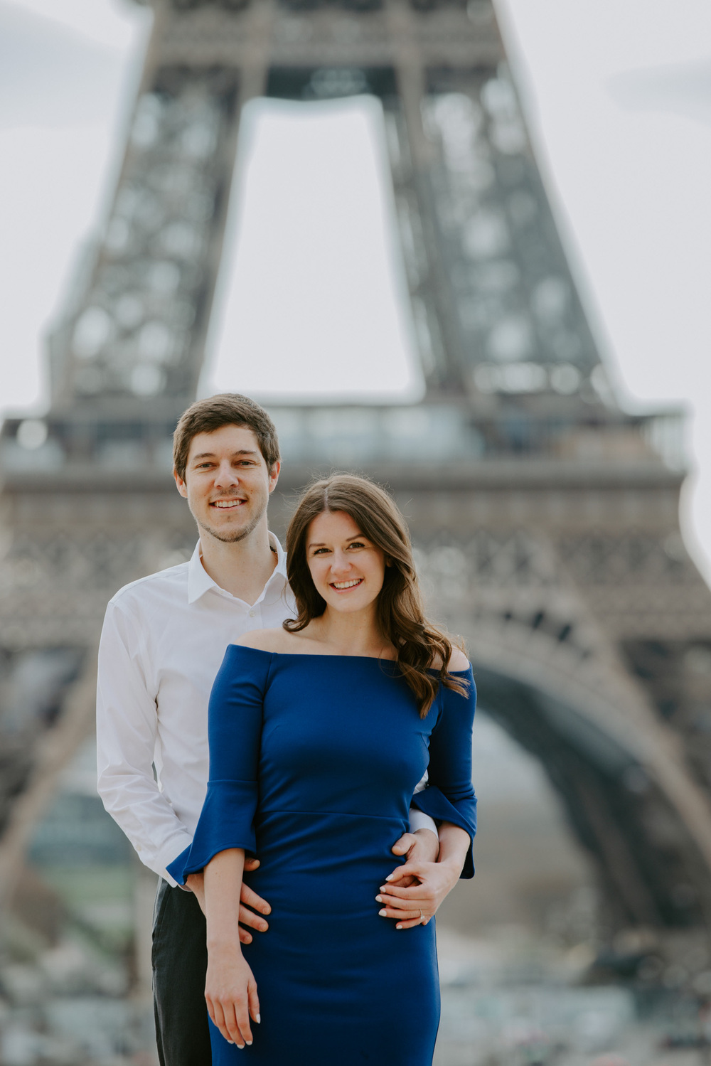 Lisa & Bryan in Paris - elopement photoshoot at the Eiffel Tower